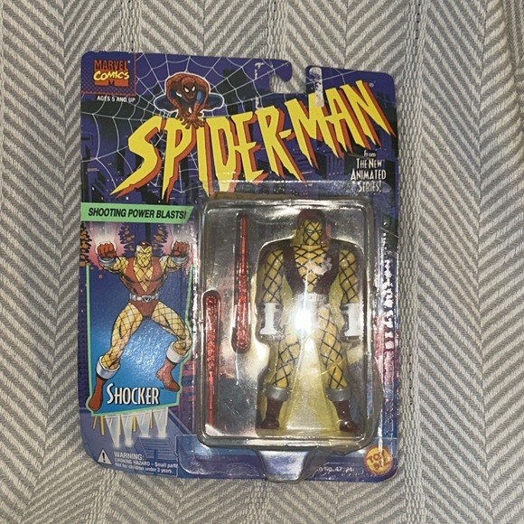 Toys | Spiderman Animated Series Shocker 1994 Action Figure New In Box ...
